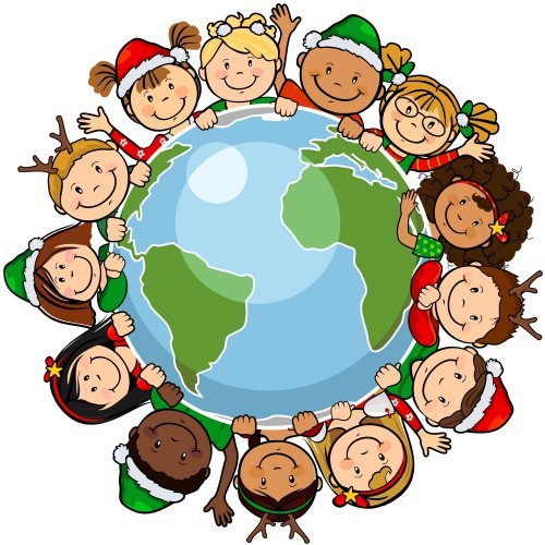 Christmas Around The World Clip Art